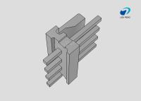 China PCB Mount Header, vertical, Wire-to-Board, 4 Position, 3.96mm Pitch, Tin, Natural Housing Color, Shrouded / Solid for sale
