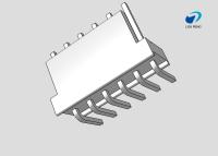 China PCB Mount Header, Right Angle, Wire-to-Board, 6 Position, 3.96mm Pitch, Tin, Natural Housing Color, Shrouded / Solid for sale