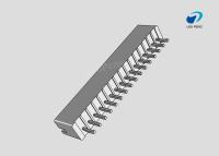 China PCB Mount Header, vertical, Wire-to-Board, 16 Position, 2.54mm Pitch, Tin, Natural Housing Color, Shrouded / Solid for sale