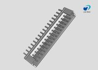 China PCB Mount Header, vertical, Wire-to-Board, 16 Position, 2.54mm Pitch, Tin, Natural Housing Color, Shrouded / Solid for sale