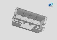 China PCB Mount Header, vertical, Wire-to-Board, 4 Position, 2.54mm Pitch, Tin, Natural Housing Color, Shrouded / Solid for sale