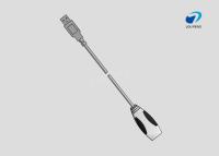 China USB Cable Assemblies, USB 4-Position Plug, Type A Male to Type A Female, Double-Ended, Standard, 28AWG Wire Size, Black for sale