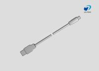 China USB Cable Assemblies, USB 4-Position Plug, AM to MINI USB 5Pin, Double-Ended, Standard, 28AWG Wire Size, Black for sale