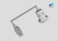 China USB Cable Assemblies, USB 9-Position Plug, AM to D-SUB 9PIN Female, Double-Ended, Standard, 28AWG Wire Size, Black for sale