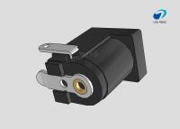 China DC Jack Connectors, Cable-to-Board, 3 Position, Jack, 25VDC Operating Voltage, Right Angle, Printed Circuit Board, DIP for sale