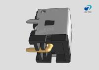 China DC Jack Connectors, Cable-to-Board, 4 Position, Jack, Right Angle, Printed Circuit Board, DIP for sale