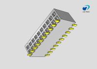 China Female header, PCB Mount Receptacle, side plug, Board-to-Board, 20 Position, 1.27mm Pitch, Shrouded, Gold Flash, SMD for sale