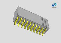 China Female header, PCB Mount Receptacle, side plug, Board-to-Board, 20 Position, 1.27mm Pitch, Shrouded, Gold Flash, SMD for sale