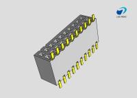China Female header, PCB Mount Receptacle, side plug, Board-to-Board, 20 Position, 1.27mm Pitch, Shrouded, Gold Flash, SMD for sale