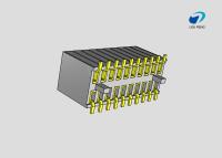 China Female header, PCB Mount Receptacle, Vertical, Board-to-Board, 20 Position, 1.0mm Pitch, Shrouded, Gold Flash, Peg, SMD for sale