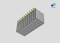 China Female header, PCB Mount Receptacle, Vertical, Board-to-Board, 20 Position, 1.0mm Pitch, Shrouded, Gold Flash, Peg, SMD for sale