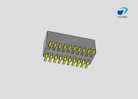 China Female header, PCB Mount Receptacle, Vertical, Board-to-Board, 20 Position, 0.8mm Pitch, Shrouded, Gold Flash, SMD for sale