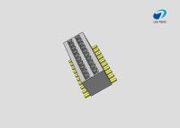 China Female header, PCB Mount Receptacle, Vertical, Board-to-Board, 20 Position, 0.8mm Pitch, Shrouded, Gold Flash, SMD for sale