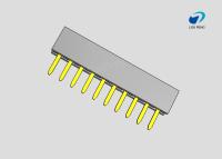 China Female header, PCB Mount Receptacle, Vertical, Board-to-Board, 10 Position, 2.0mm Pitch, single row, Gold Flash, DIP for sale