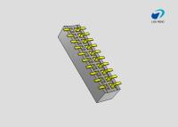 China Female header, PCB Mount Receptacle, Vertical, Board-to-Board, 20 Position, 2.0mm Pitch, double row, Gold Flash, SMT for sale