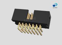 China IDC Header connector, PCB Mount Receptacle, Board-to-Board, 2x7 Position, 2.0mm Pitch, Gold Flash, Right angle，DIP for sale