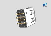 China USB connector 2.0 4PIN AF SMT BOTH SIDES FIXED PIN IS STRAIGHT FOOT for sale
