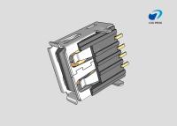 China USB connector 2.0 4PIN AF SMT BOTH SIDES FIXED PIN IS STRAIGHT FOOT for sale
