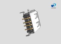 China USB connector 2.0 4PIN AF 90 °  BOTH SIDES FIXED PIN IS STRAIGHT AND SMD FOOT for sale