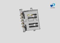 China 3.0MM USB A TYPE 9PIN FEMALE DIP SUNK PLATE MOUTH Gold-Plated BLACK for sale