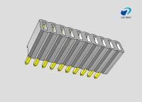 China Female header, PCB Mount Receptacle, Vertical, Board-to-Board, 10Pin, 1.0mm Pitch, single row, Gold Flash, DIP, Black for sale