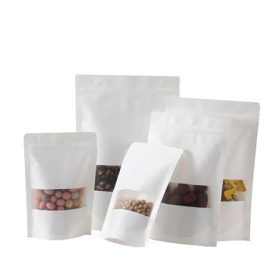 China Custom Printed Biodegradable Custom Zipper Bag Pouch Flat Bottom Kraft Tea Bag for sale