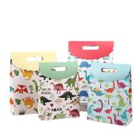 China Custom Printed Small Goodie Kids Gift Kraft Paper Goody Bags For Birthday Parties for sale