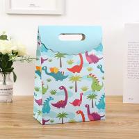 China Custom Printed Small Goodie Kids Gift Kraft Paper Goody Bags For Birthday Parties for sale