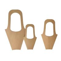 China Bouquets Wrapping Brown Paper Bag Flowers Mother's Day Gift for sale