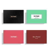 China Embossing Packaging Kraft Paper Box 15*15*4cm Apparel Luxury Cardboard Boxes for sale