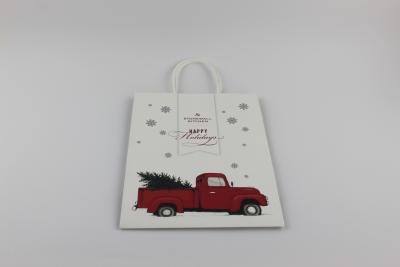 China Embossing Textured 30-160gsm Food Kraft Paper Bag For Grocery Shopping for sale