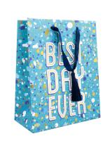 China Custom Graffiti Boutique Clothing Recycled Paper Bags With Handles for sale