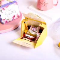 China 200gsm Mini Wedding Paper Gift Bag Glossy Lamination Bridesmaid Paper Bag for sale
