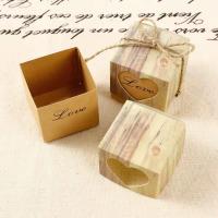 China Laser Cut Heart Wedding Paper Box 5x5x5cm Birthday Party Favor Boxes for sale