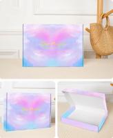 China OEM ODM Unicorn Print Corrugated Paper Carton Recycled Colorful Jewelry Box for sale