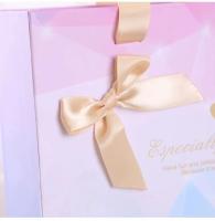 China Fantasy Purple 2mm Cardboard Embossed Gift Box With Pull Out Drawer for sale