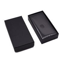 China CDR AI PSD Black Rectangular Cardboard Gift Box With Transparent Lid for sale