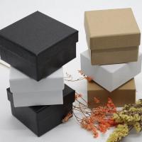China Socks 1200gsm Recycled Paper Gift Box Multi Size 4x4 Kraft Boxes for sale