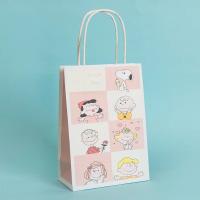 China 120gsm Bear Print Recyclable Kraft Paper Bags Custom Shopping Paper Bag For Food for sale