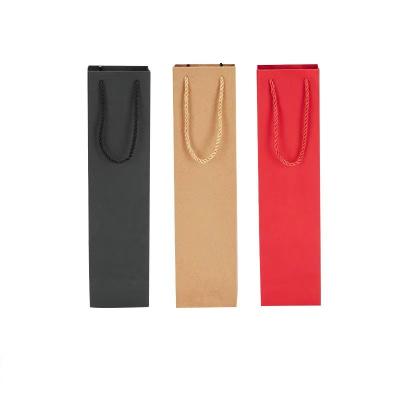 China ISO SGS Nontoxic Wine Bottle Paper Bags CMYK Red Wine Paper Bag Wine Bottle Drawstringfabric Bag Packaging for sale