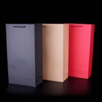 China ISO SGS Nontoxic Wine Bottle Paper Bags CMYK Red Wine Paper Bag Wine Bottle Drawstringfabric Bag Packaging for sale