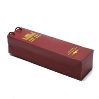 China Luxury Gift Packaging Custom Printed Bottle Wine Paper Bags Dark Red Wine Bottle Paper Bags With Handles for sale
