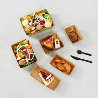 China 28oz To 74oz Food Container Paper Box Pastry Sushi To Go Box for sale