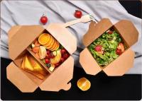China 750ml To 2000ml Biodegradable Sandwich Boxes Eco Friendly Disposable Food Containers for sale