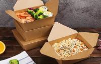 China 750ml To 2000ml Biodegradable Sandwich Boxes Eco Friendly Disposable Food Containers for sale