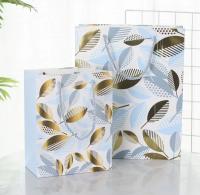 China Customized Recyclable Kraft Floral Shopping Bag Commercial Paper Bag for sale