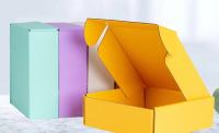 China Clothing Candy Color Custom Corrugated Mailer Boxes 9x6x3 9x6x4 for sale