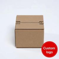 China 5x5x5 6x6x6 Corrugated Paper Box Ecommerce Mailing Boxes With Tear Strip for sale