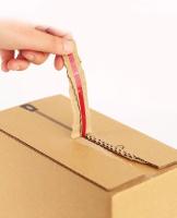 China 5x5x5 6x6x6 Corrugated Paper Box Ecommerce Mailing Boxes With Tear Strip for sale