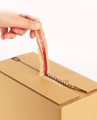 China 5x5x5 6x6x6 Corrugated Paper Box Ecommerce Mailing Boxes With Tear Strip for sale